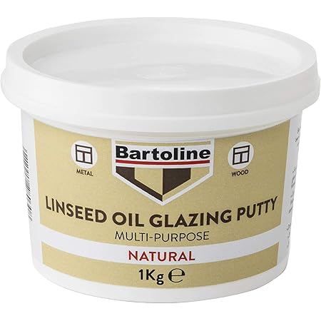 Everbuild 101 Multi-Purpose Linseed Oil Putty, Natural, 1 kg : Amazon ...
