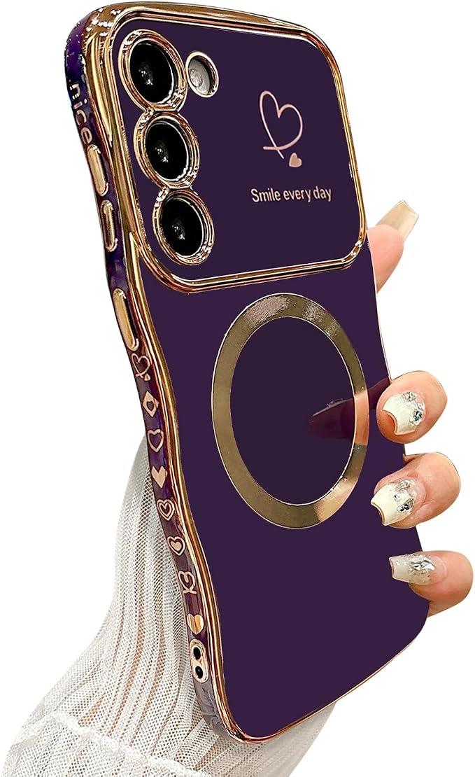 Amazon.com: ZONRW for Samsung Galaxy S23 Case Magnetic,for Women Girls ...