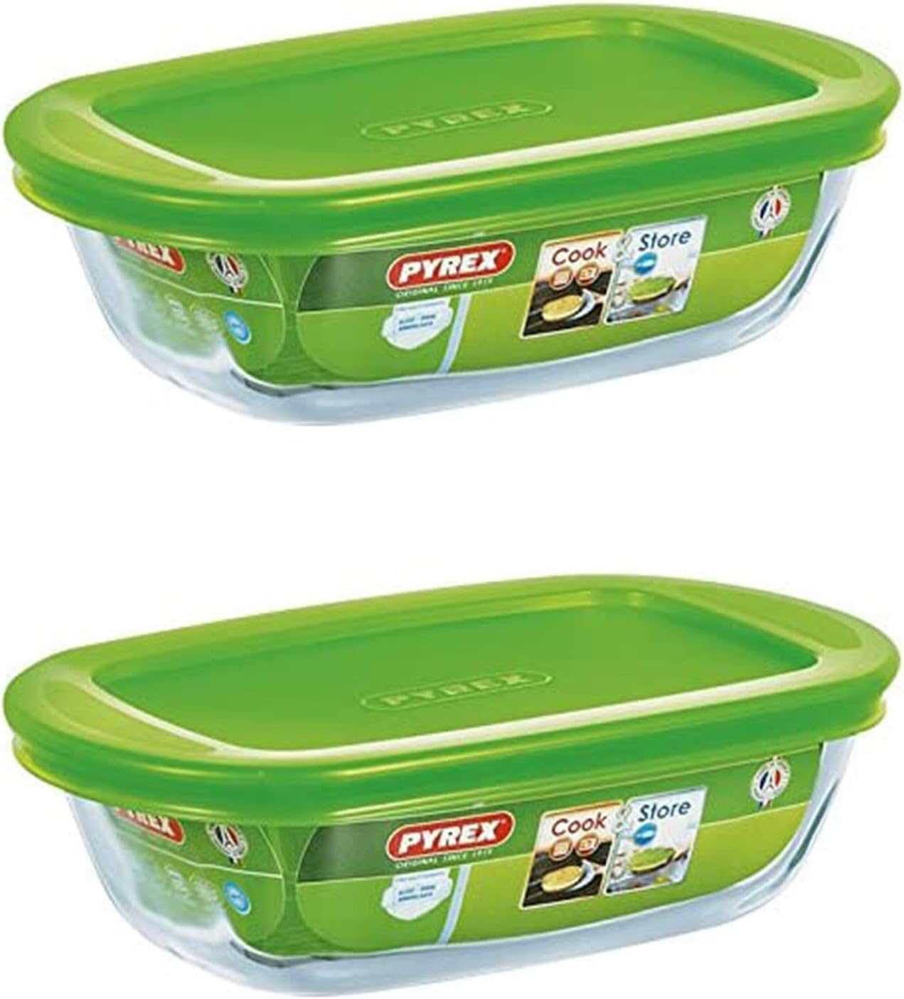 Tala 350ml Cook and Store Baking Dish, Glass Ovenproof Roasting Dish ...