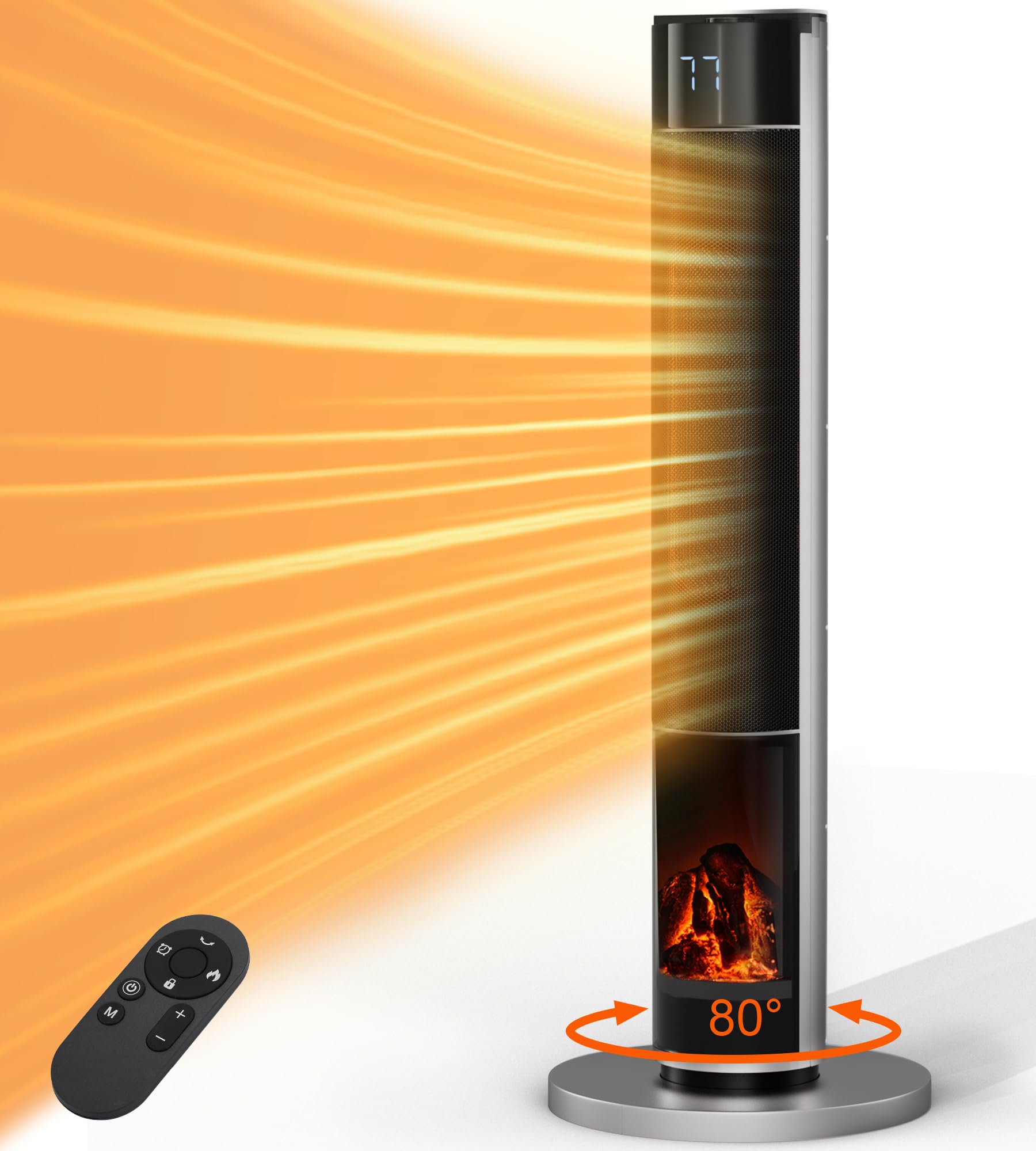 Amazon.com: MEPTY Space Heater, 1500W Portable Electric Room Heater ...