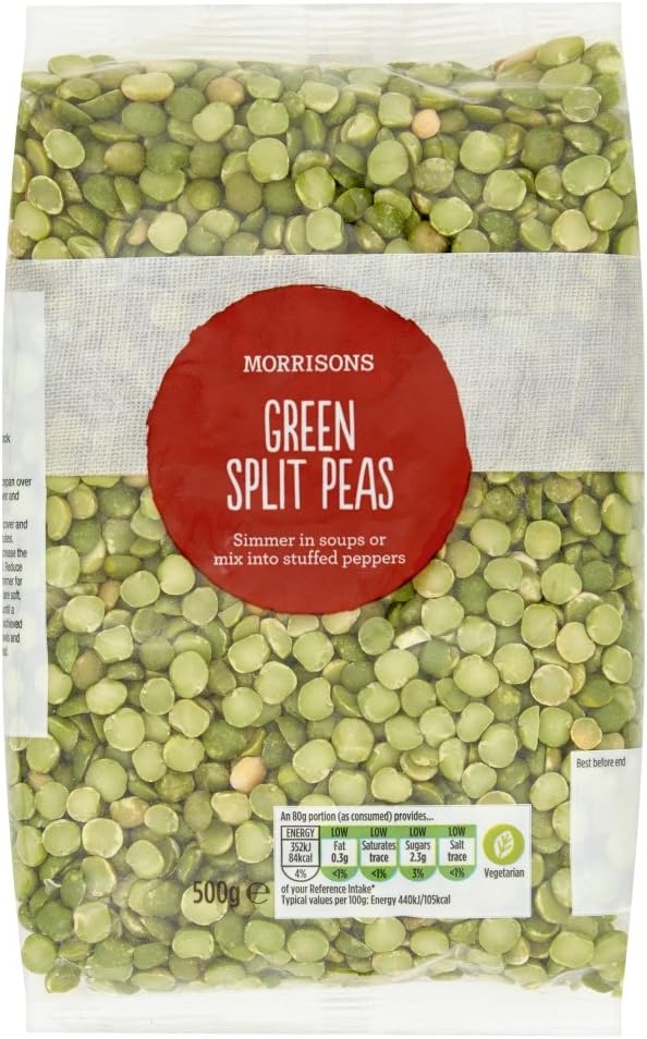 Morrisons Green Split Peas, 500 g : Amazon.co.uk: Grocery