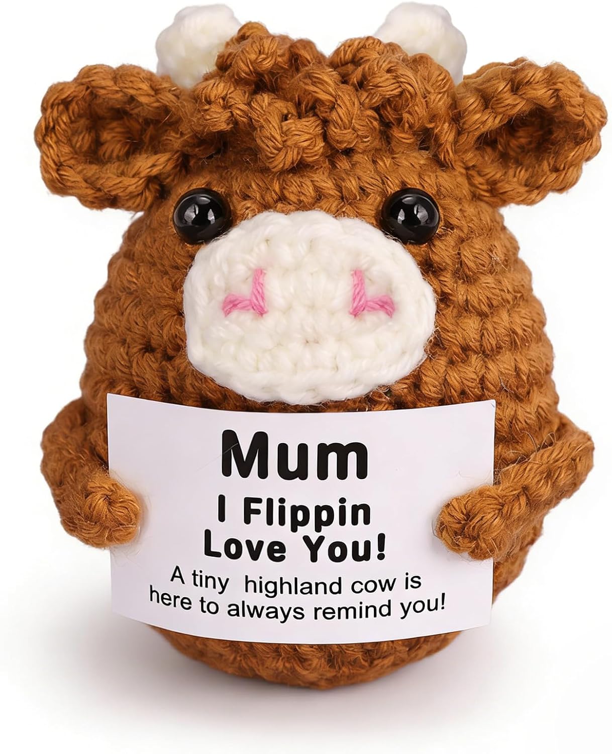 QBEJIME Gifts For Mum, Mum Birthday Gifts, Cute Handmade Crochet ...