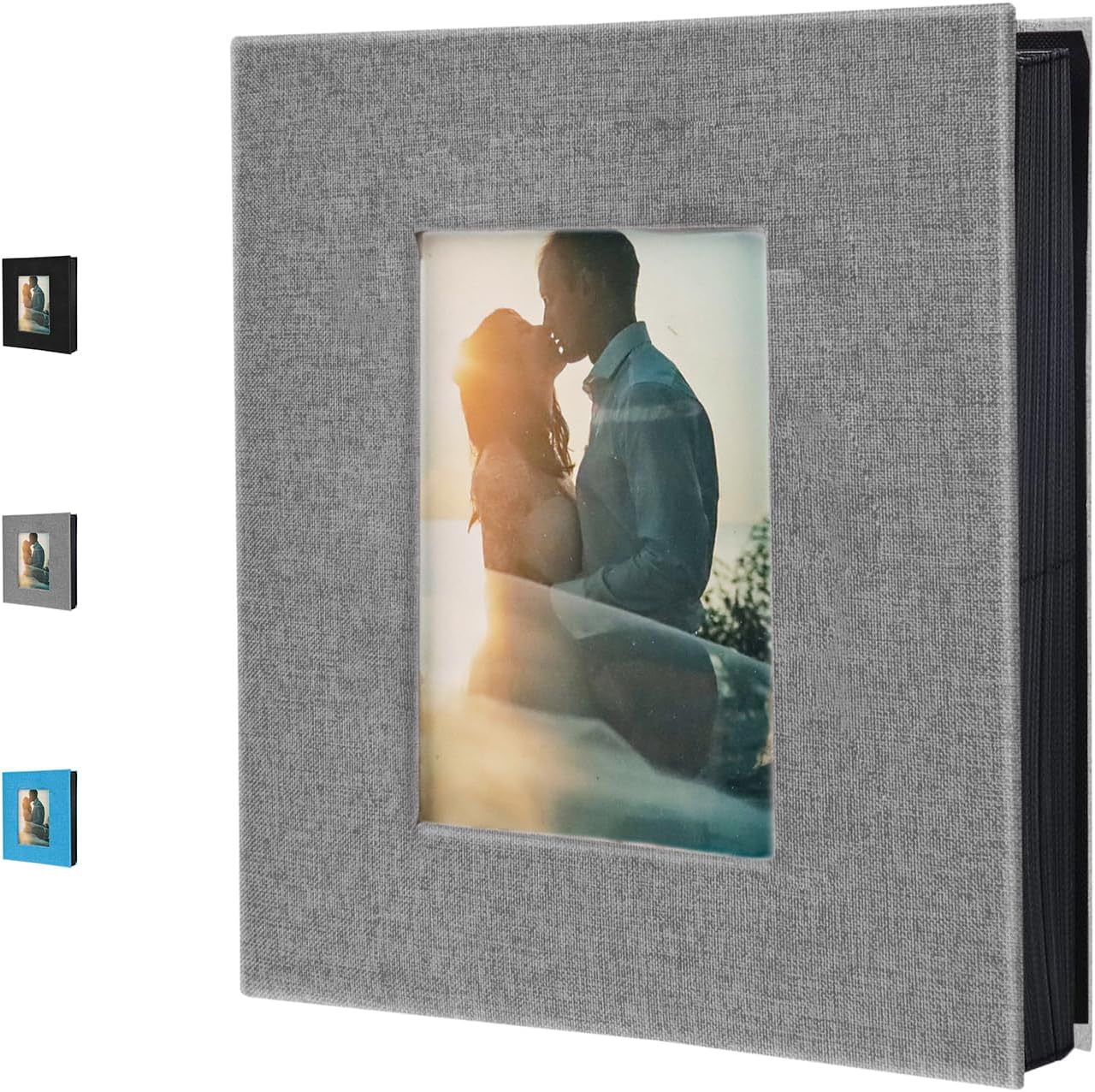 Pioneer 200 Pocket Fabric Frame Cover 5-Inch by 7-Inch Photo Album ...