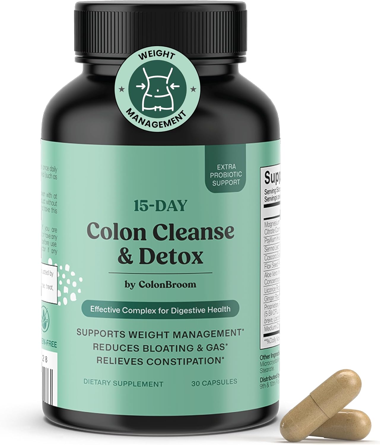 Amazon.com: ColonBroom 15 Day Colon Cleanse & Detox Cleanse for Weight ...