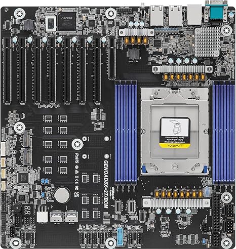 Amazon.com: ASRock Rack GENOAD8X-2T/BCM EEB Server Motherboard Single ...