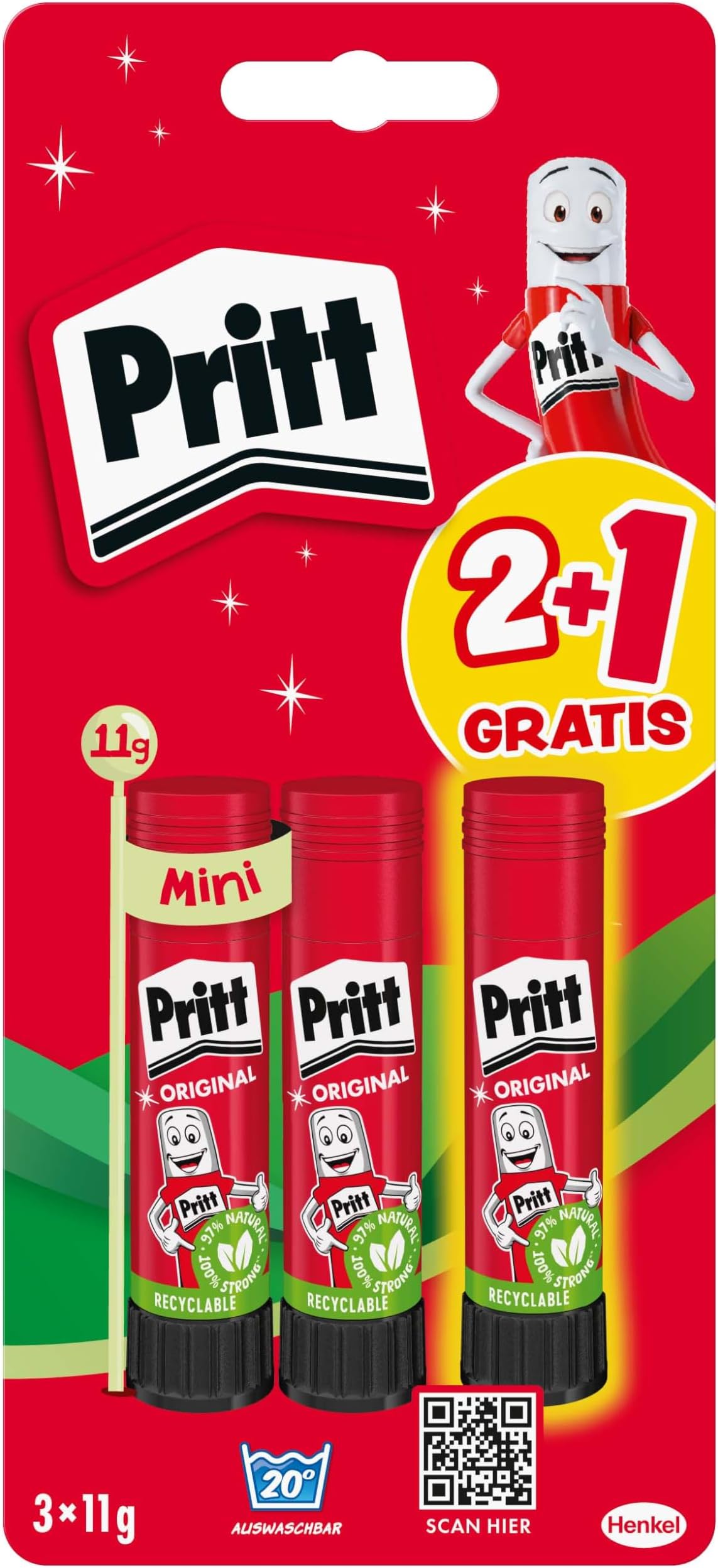 Pritt Bâton de colle Pritt, colle sûre et adaptée aux enfants pour les ...