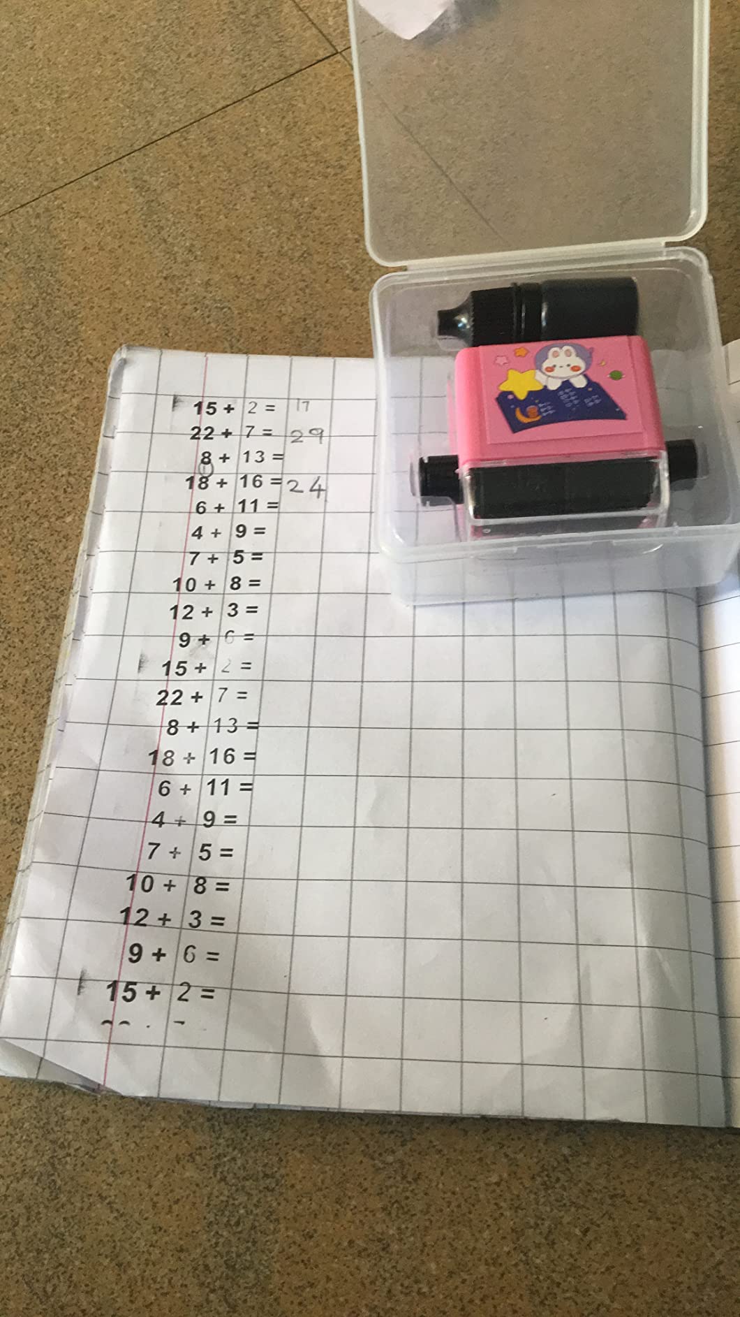 LIMBANI BROTHERS™ Addition, Stamps for Kids,Roller Design Teaching ...