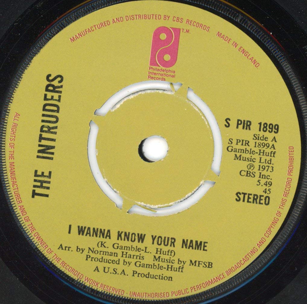 Amazon.com: I WANNA KNOW YOUR NAME 7 INCH (7" VINYL 45) UK PHILADELPHIA ...