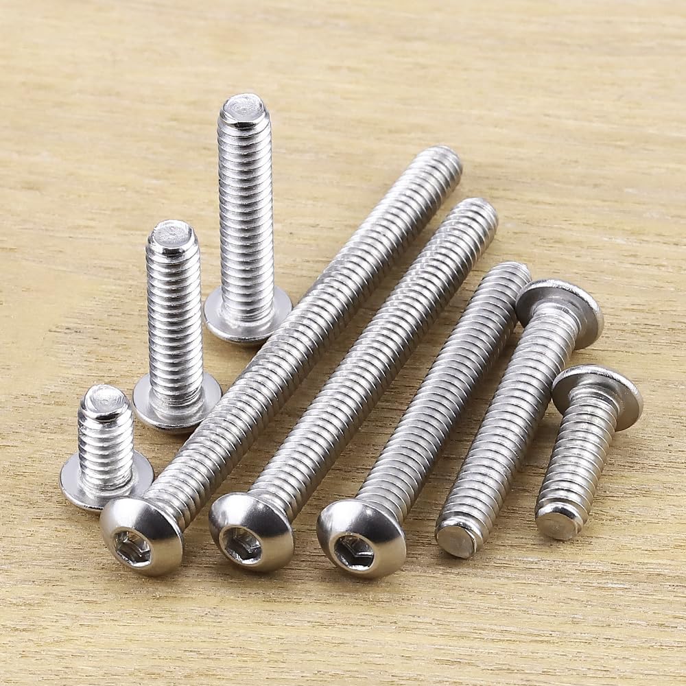 Snapklik.com : 5/16-18 X 1-1/2" Button Head Socket Cap Bolts Screws