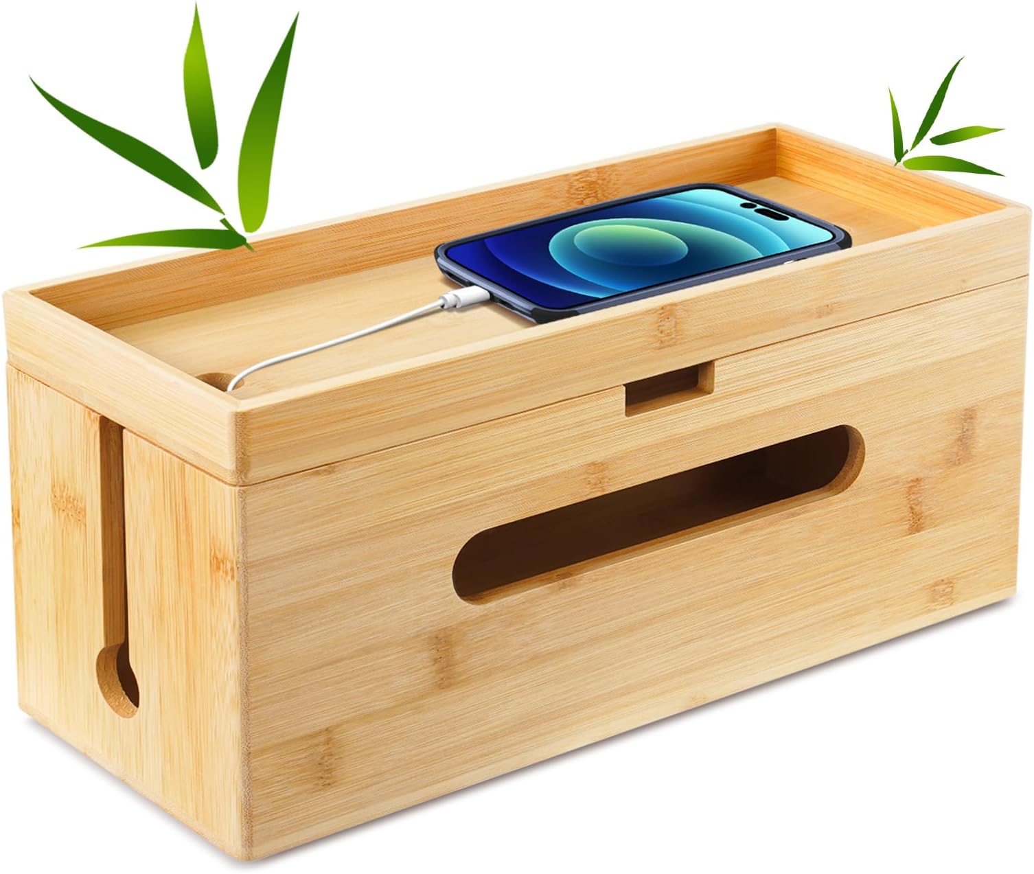 Cable Tidy Box Cable Storage Box Management Cable Organizer Box for ...