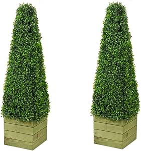 2 x Artificial Tree: 3ft Pyramid Cone : Amazon.co.uk: Home & Kitchen