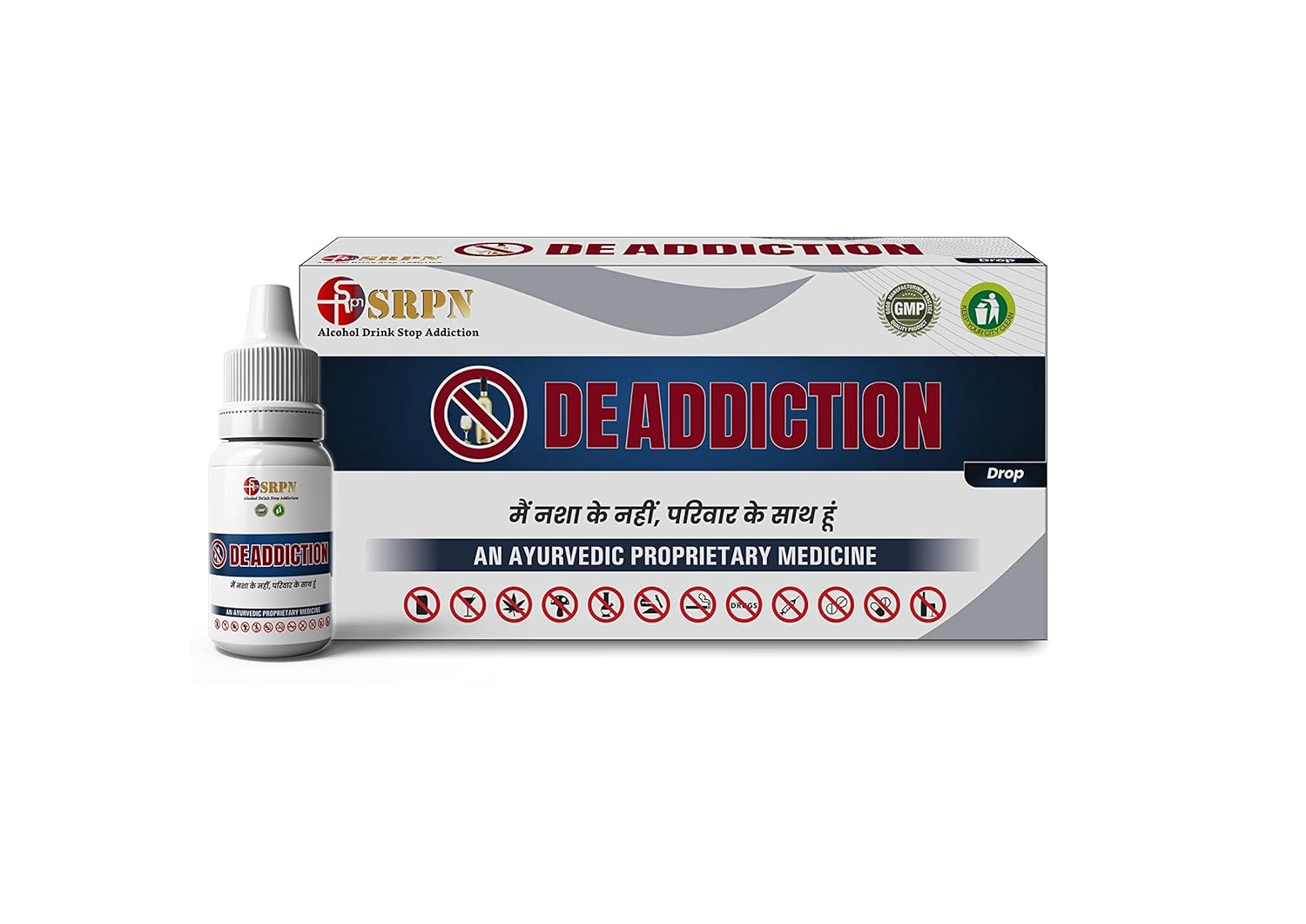 Alcohol Drink Stop Deaddiction Drops For Addiction Killer Pack Of 30 ml ...