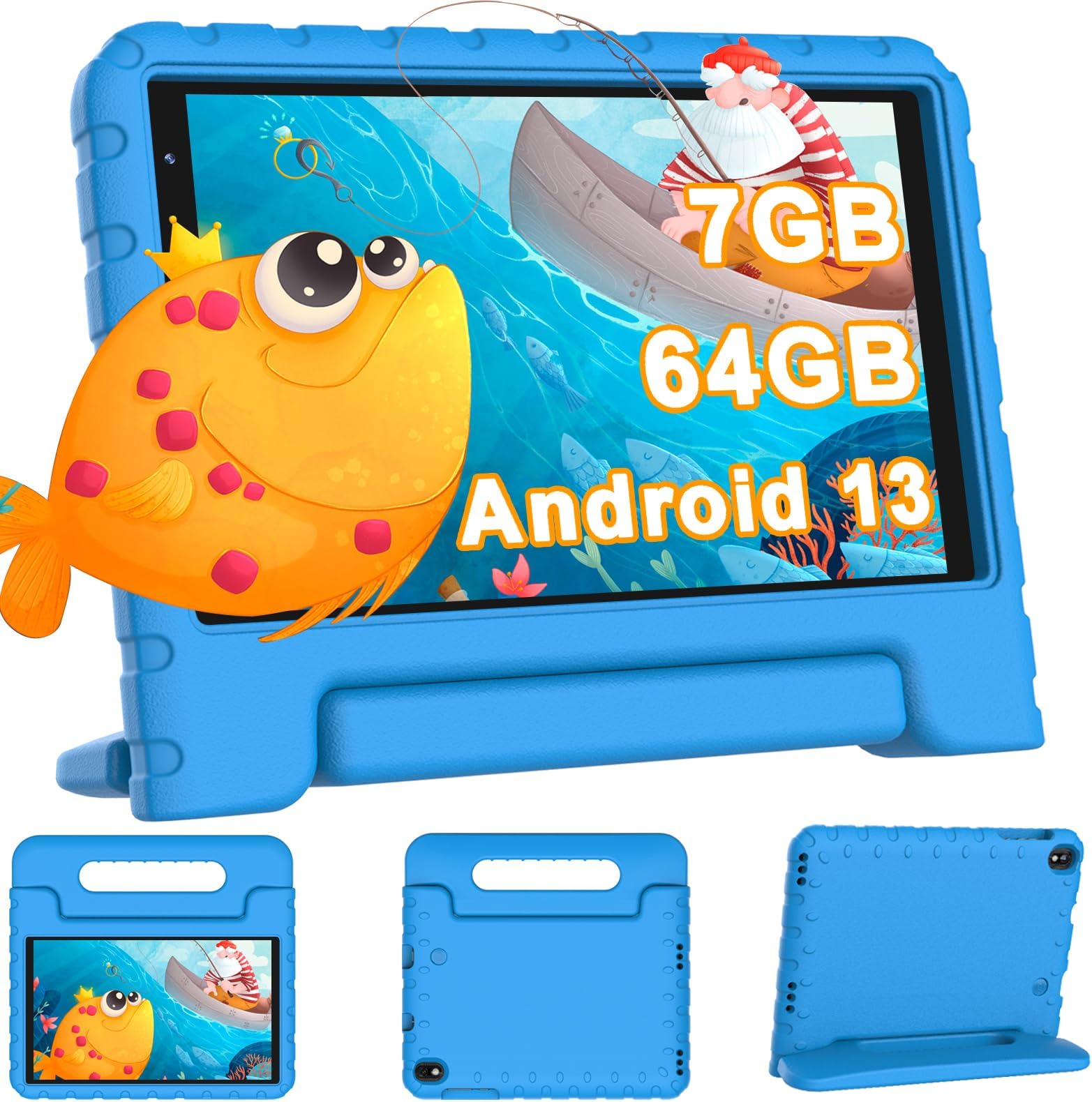 OUKITEL OT6 Tablet Para Niños - Tablet 10 Pulgadas, 16GB+64GB(1TB TF) Tablets Niños Android 13 ...