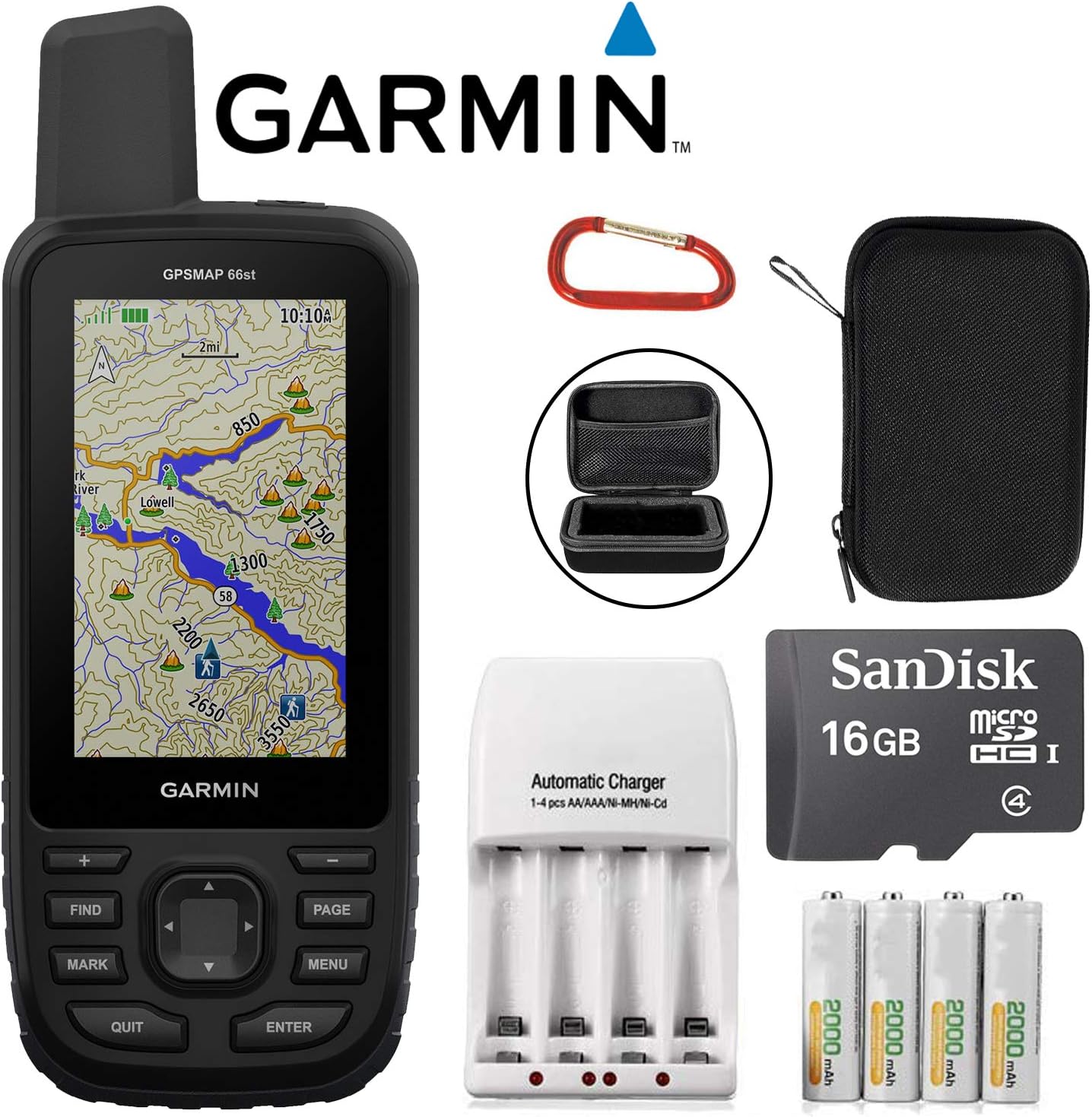 Amazon.com: Garmin GPSMAP 66st Multi-Satellite Handheld Navigator with ...