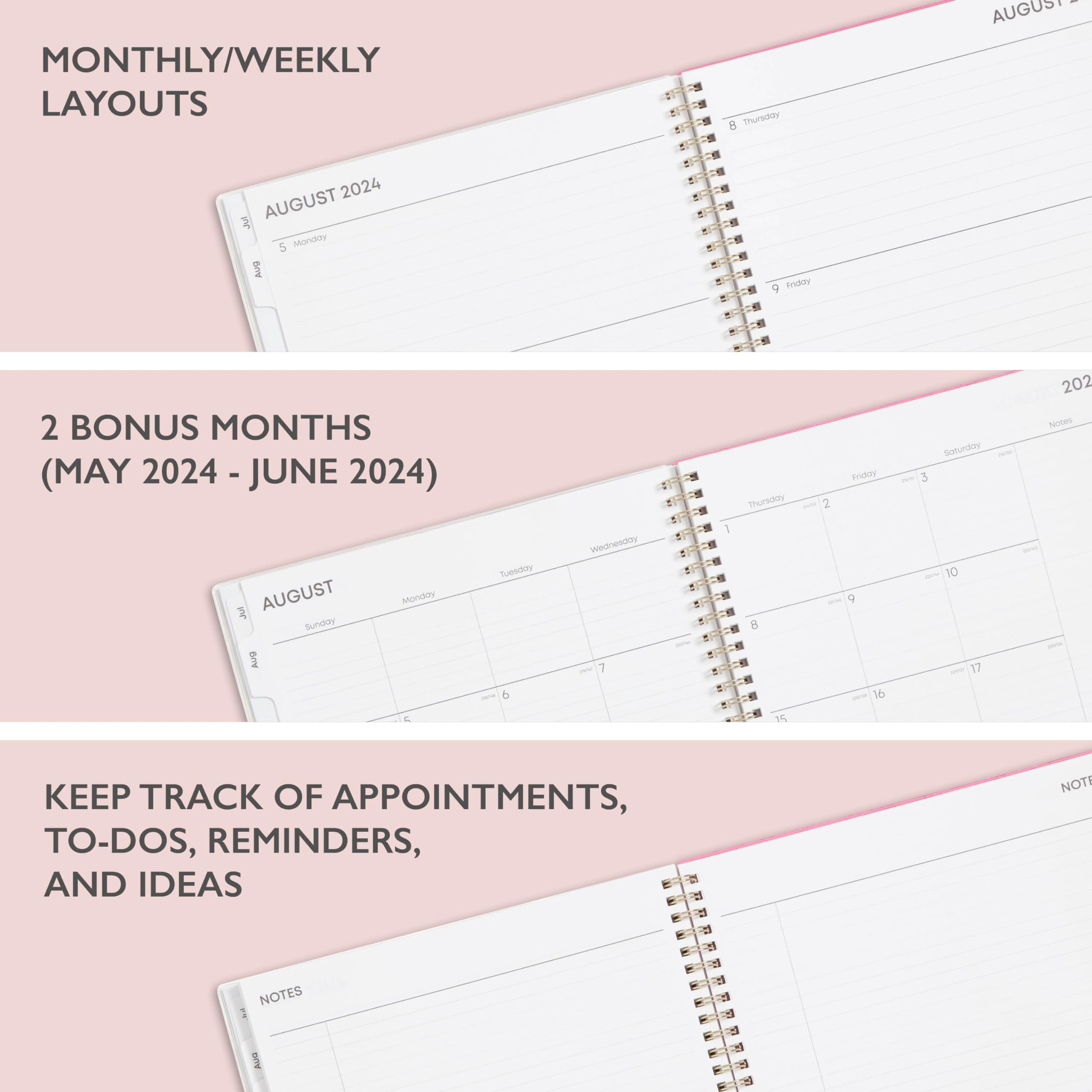 Snapklik.com : Blue Sky 2024-2025 Academic Year Weekly And Monthly ...