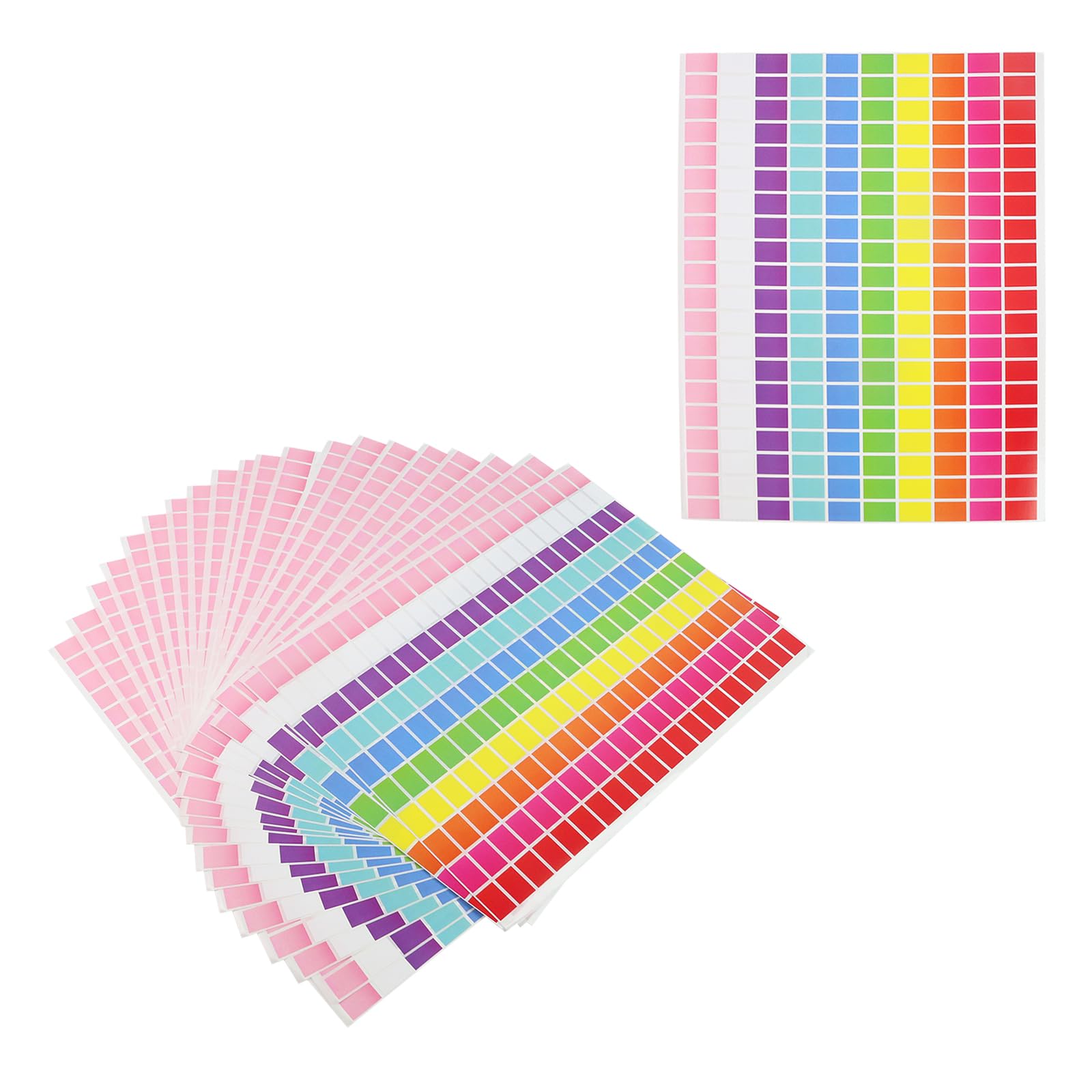 Snapklik.com : Oedema 4000 PCS Square Color Coding Labels 10 Color ...