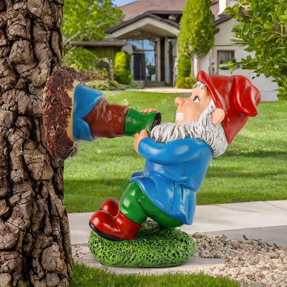 Amazon.com: TB TIBAG Funny Gnome Garden Statues Outdoor Decorations for ...