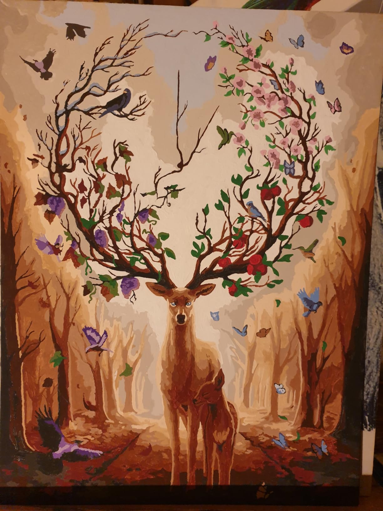 Ravensburger Malen nach Zahlen 20169 – Magischer Hirsch – ab 14 Jahren: Amazon.de: Spielzeug