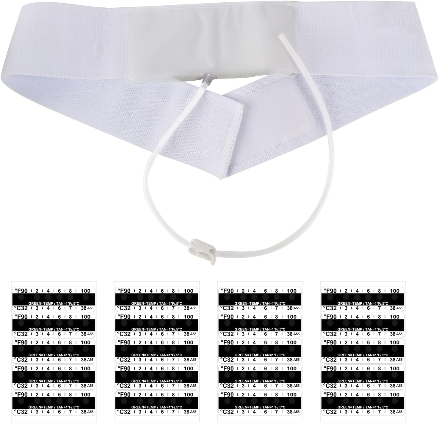 Amazon.com: DAHE Urine Test Bag Abdominal Belt Concealed Urine Test ...