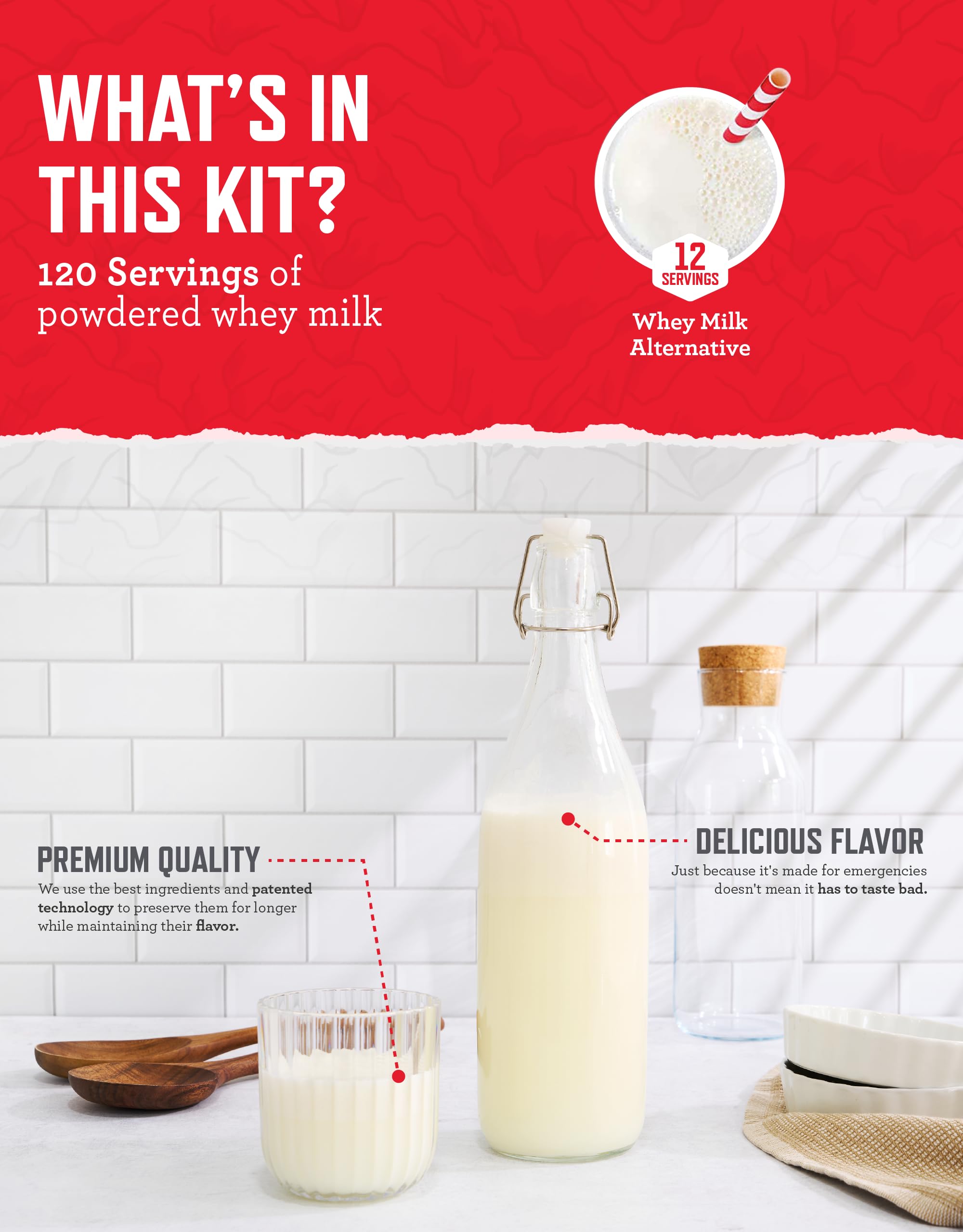 Snapklik.com : READYWISE - Whey Milk Alternative Bucket, 120 Servings ...