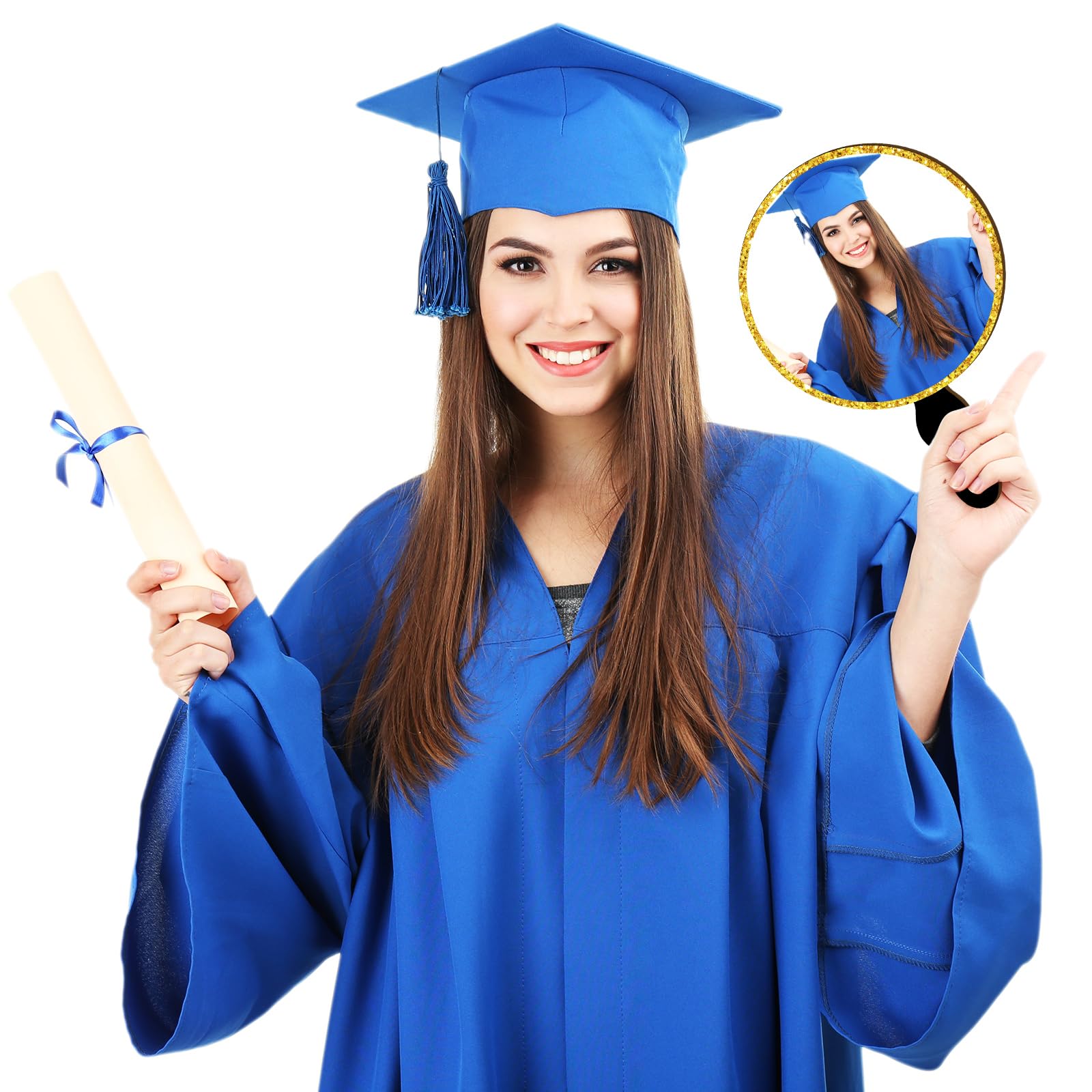 Snapklik.com : Anglechic 12 Pcs Graduation Sublimation Blanks Paddle ...