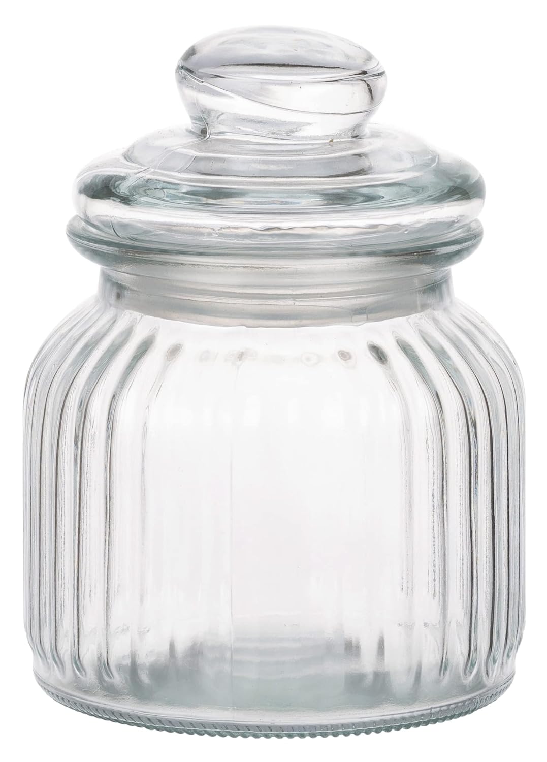 Buy MUAC Glass Storage Pop Jar For Kitchen With Lid, Storage Jar ...