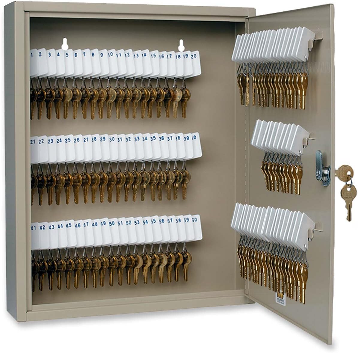 Amazon.com : STEELMASTER 110-Key Uni-Tag Single-Tag Key Cabinet with ...