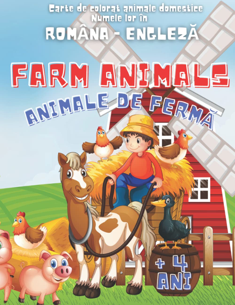 Carte De Colorat Animale Domestice Numele Lor In Rom Na | Desertcart ...