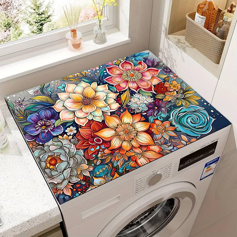 Amazon.com: Washer and Dryer Covers for the Top,Non-slip Dryer Top ...