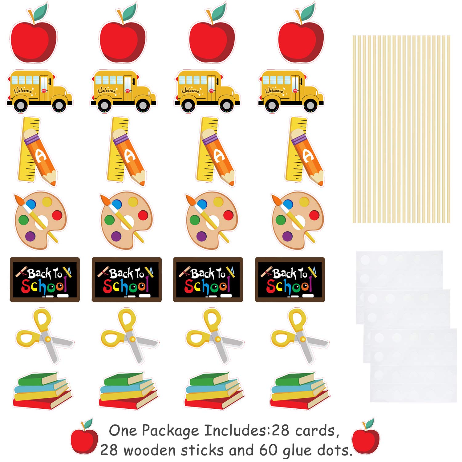 28 Pieces Back To School Decorations Table Toppers First Day Of School 28-pieces-back-to-school-decorations-table-toppers-first-day-of-school