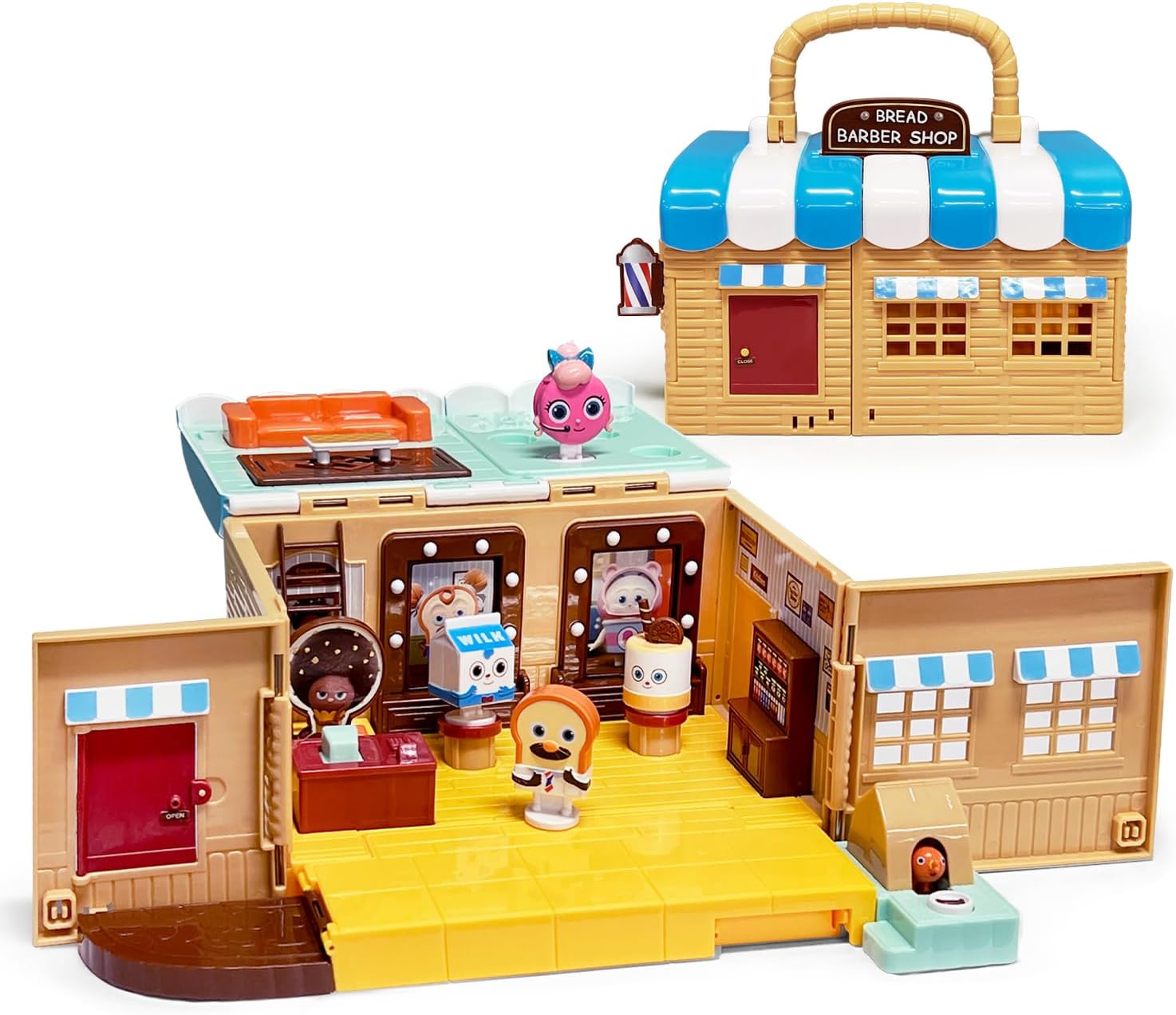 Amazon.com: Bread Barbershop Figure Set - 6 Collectible Characters ...