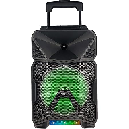 Intex Multimedia Trolley Speaker T-300 Pro Powerful 30W Sounds Output ...