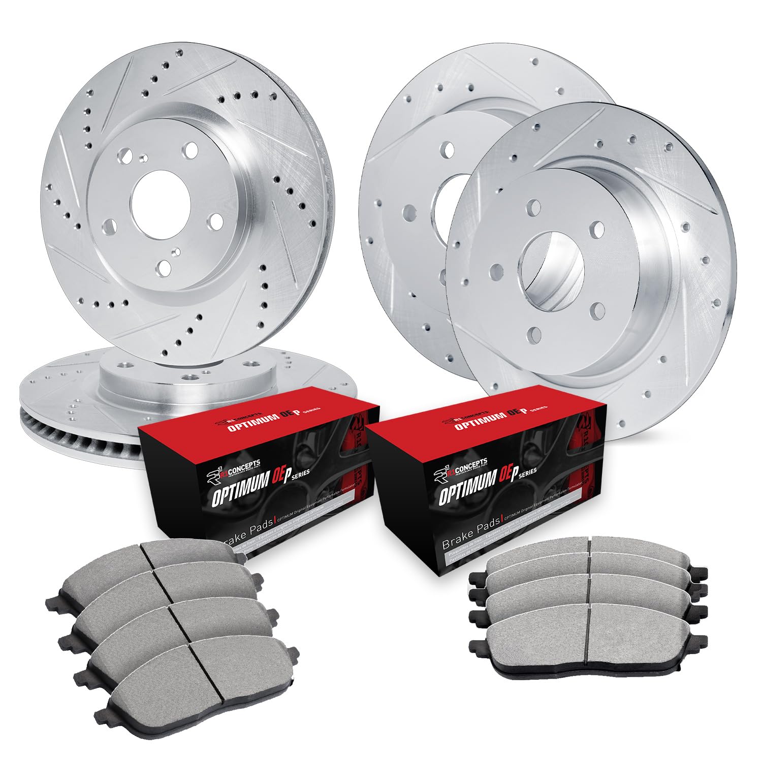Amazon.com: R1 Concepts Front Rear Brakes and Rotors Kit |Front Rear ...