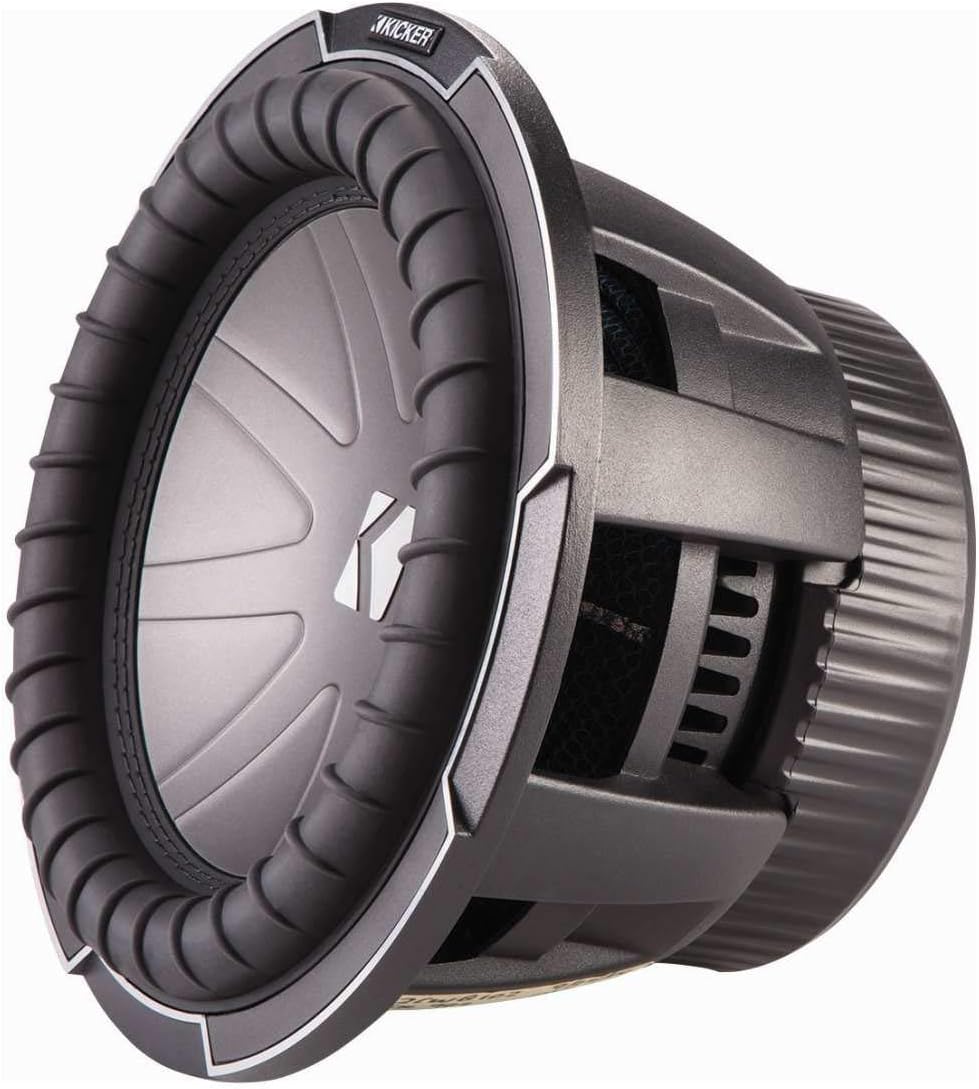 Kicker CompQ10 Q-Class 10-Inch (25cm) Subwoofer, Dual Voice Coil 2-Ohm ...