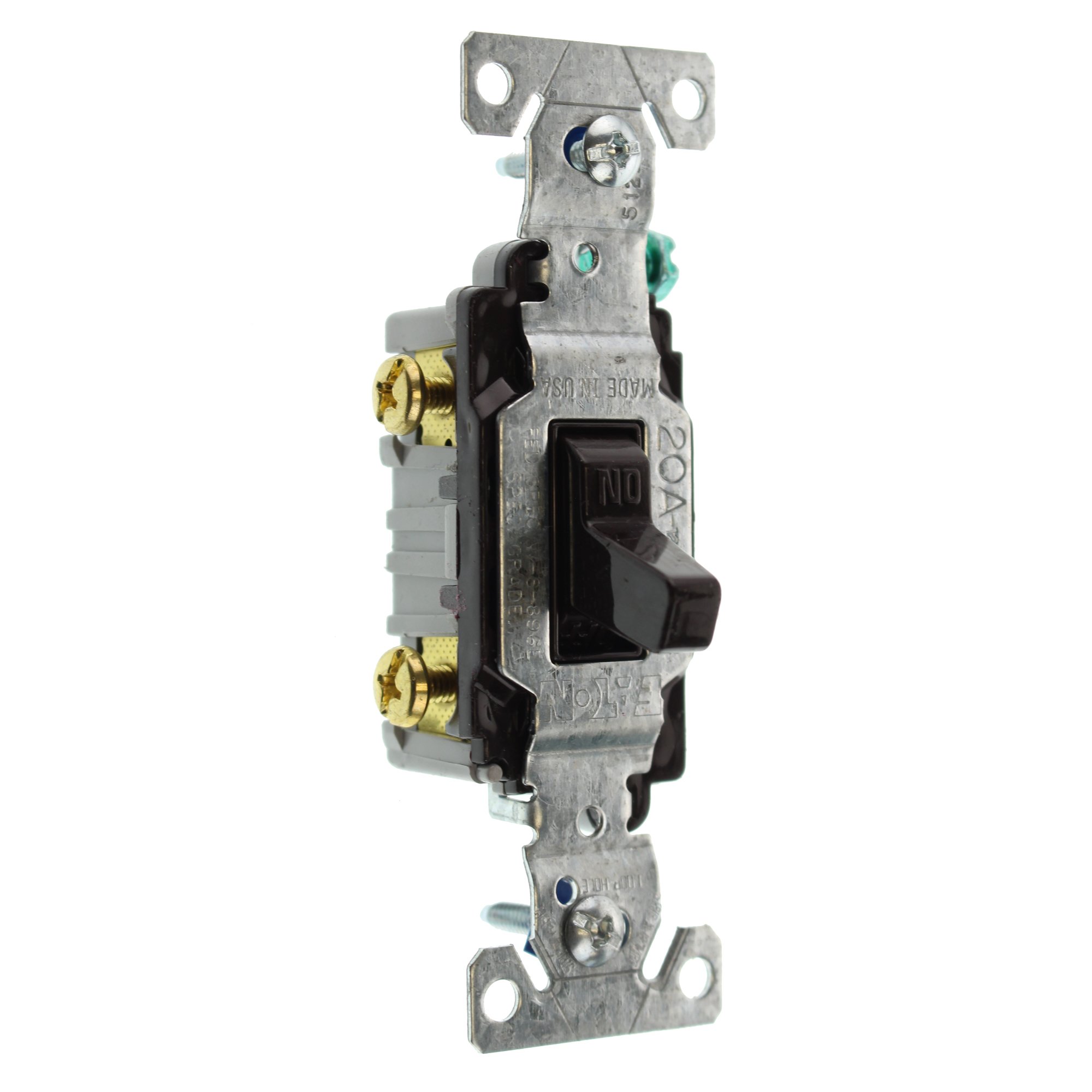 Hubbell RS115Z Toggle Switch, 1-Pole, Grounding, 15-Amp, 120-Volt ...