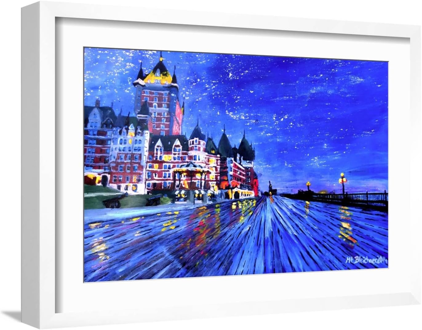 Amazon.com: ART.COM Wall Art Print Fairmont Le Chateau Frontenac Quebec ...