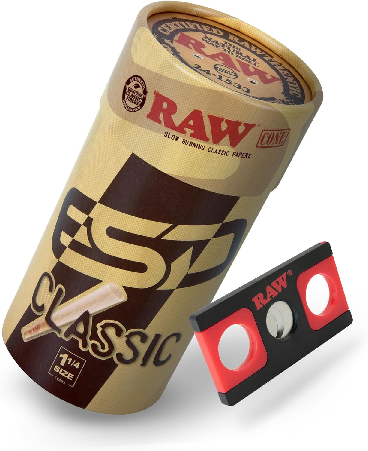 Amazon.com: RAW Cone Cutter + RAW Classic 1 1/4 150 Pack Kit : Health ...