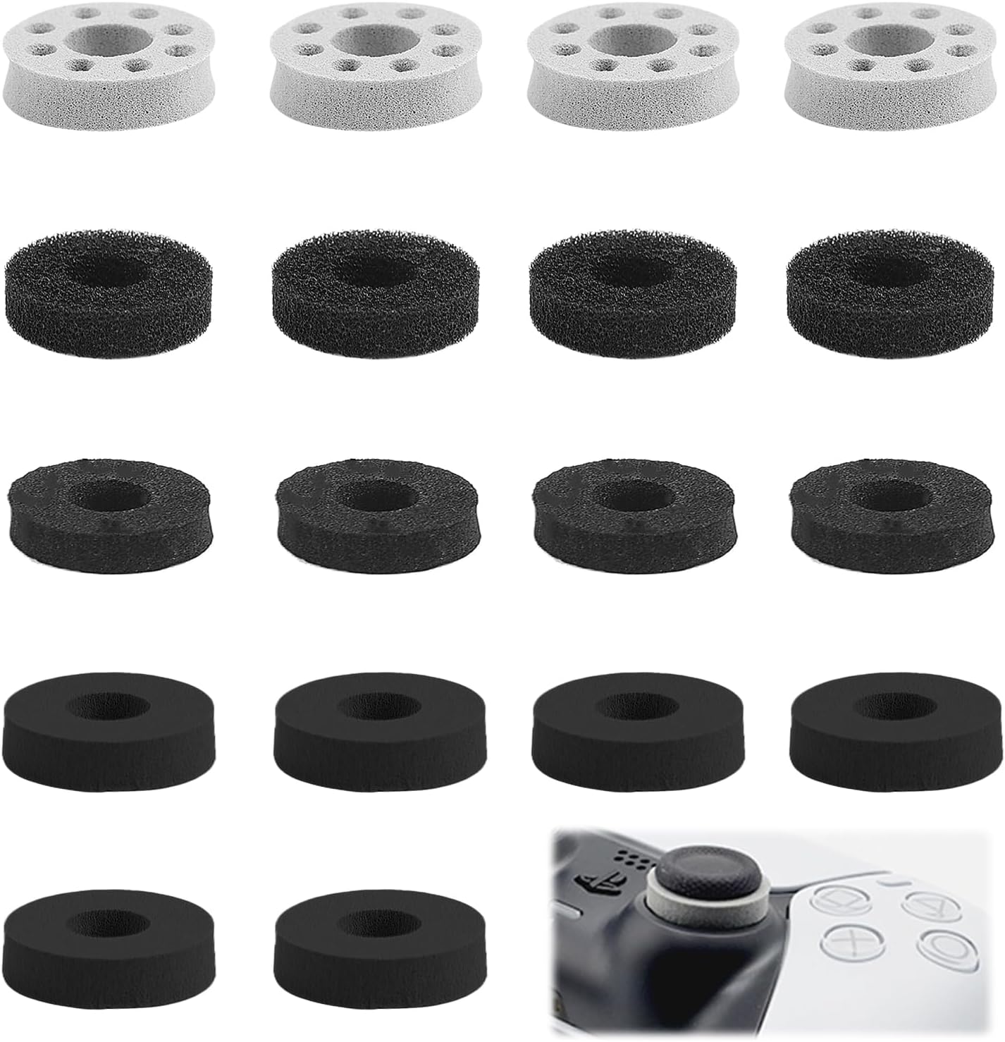 18 Pcs Precision Rings Aim Assist Rings for Xbox Ps 5/Ps4 Pro ...
