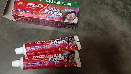 Buy Dabur Red Bae Fresh Gel - 150gm | Fights Bad Breath, Cavity Germs ...