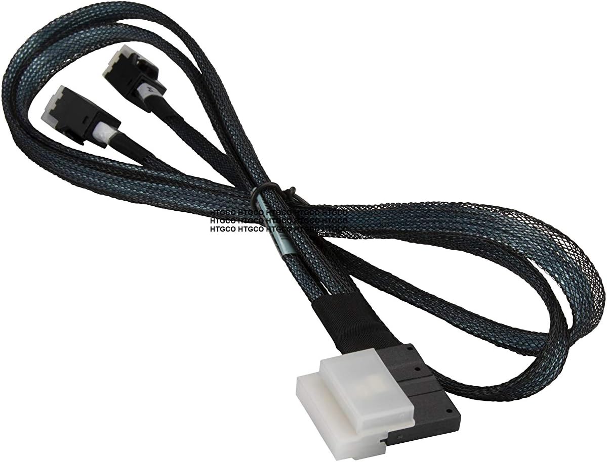 Amazon.com: Supermicro Slimline SAS x8 (LE) to 2x MiniSAS HD 70cm Cable ...