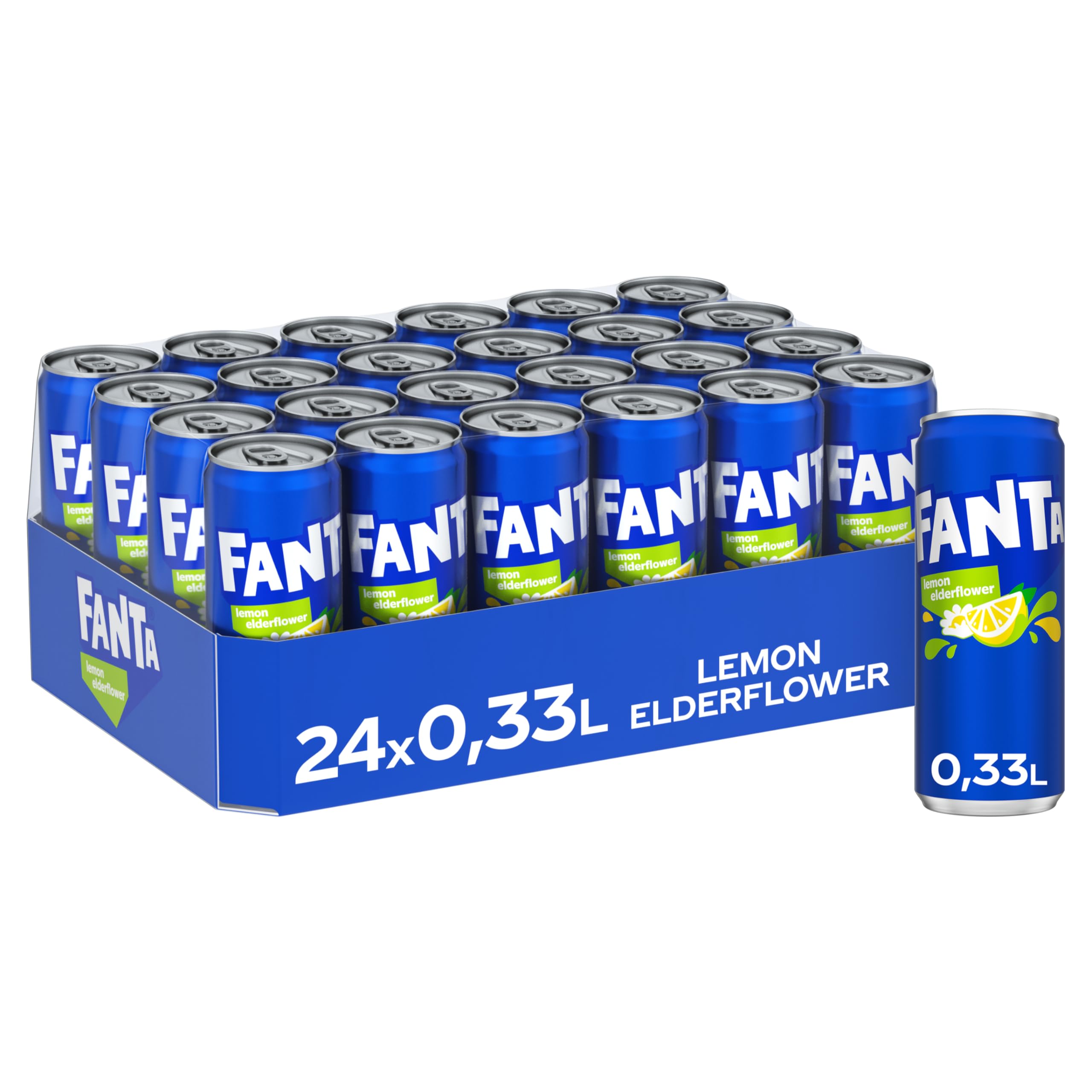 Fanta Lemon & Elderflower - Mischung aus Zitrone und sommerlicher ...