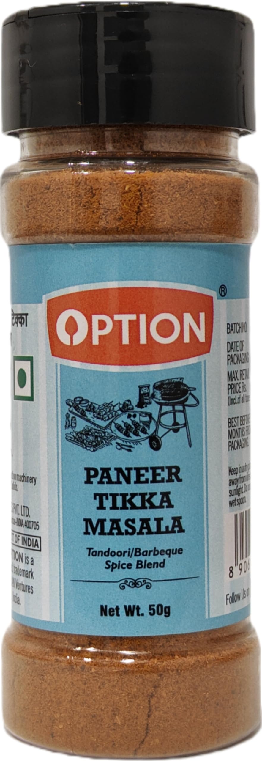OPTION Paneer Tikka Masala 50g Pack of 2 : Amazon.in: Grocery & Gourmet ...