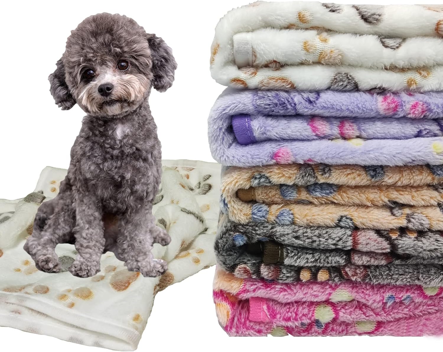 Amazon.com: 10 Pcs Pet Blankets,Puppy Blankets Cat Dog Blanket for ...