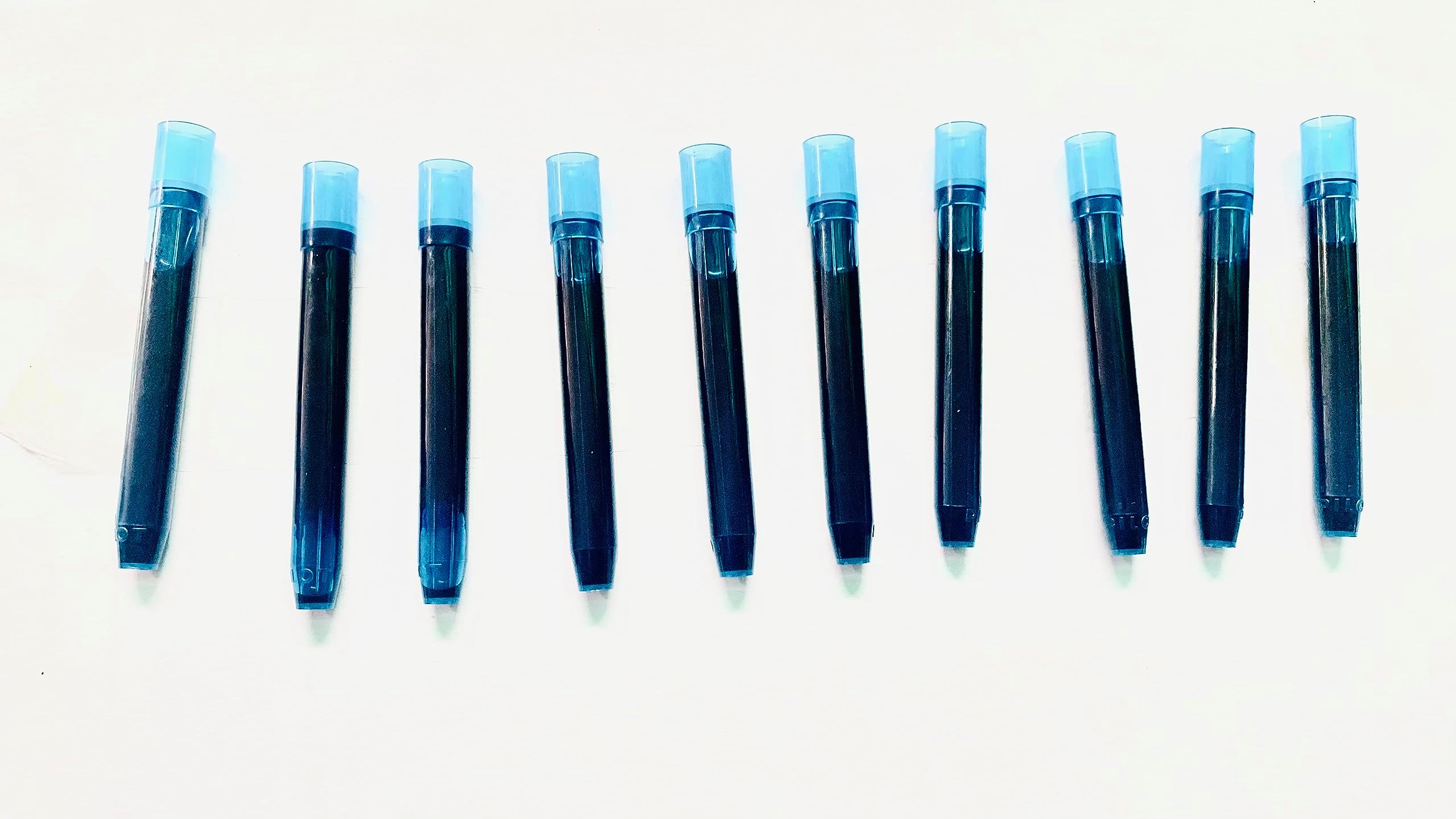 Pilot classic Pen Cartridge Blue ink Pack of 12 pcs for V7 with Key ...