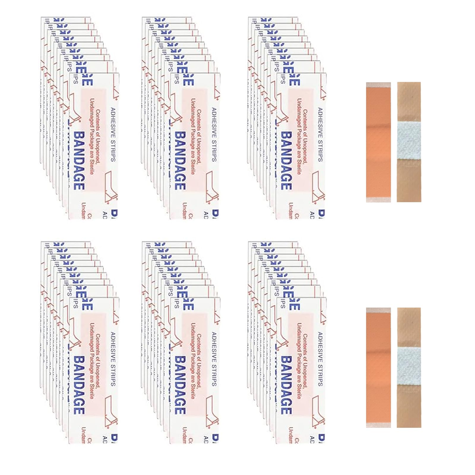 300 Pcs Small Bandages for Face, Mini Bandages PE Adhesive Nose ...