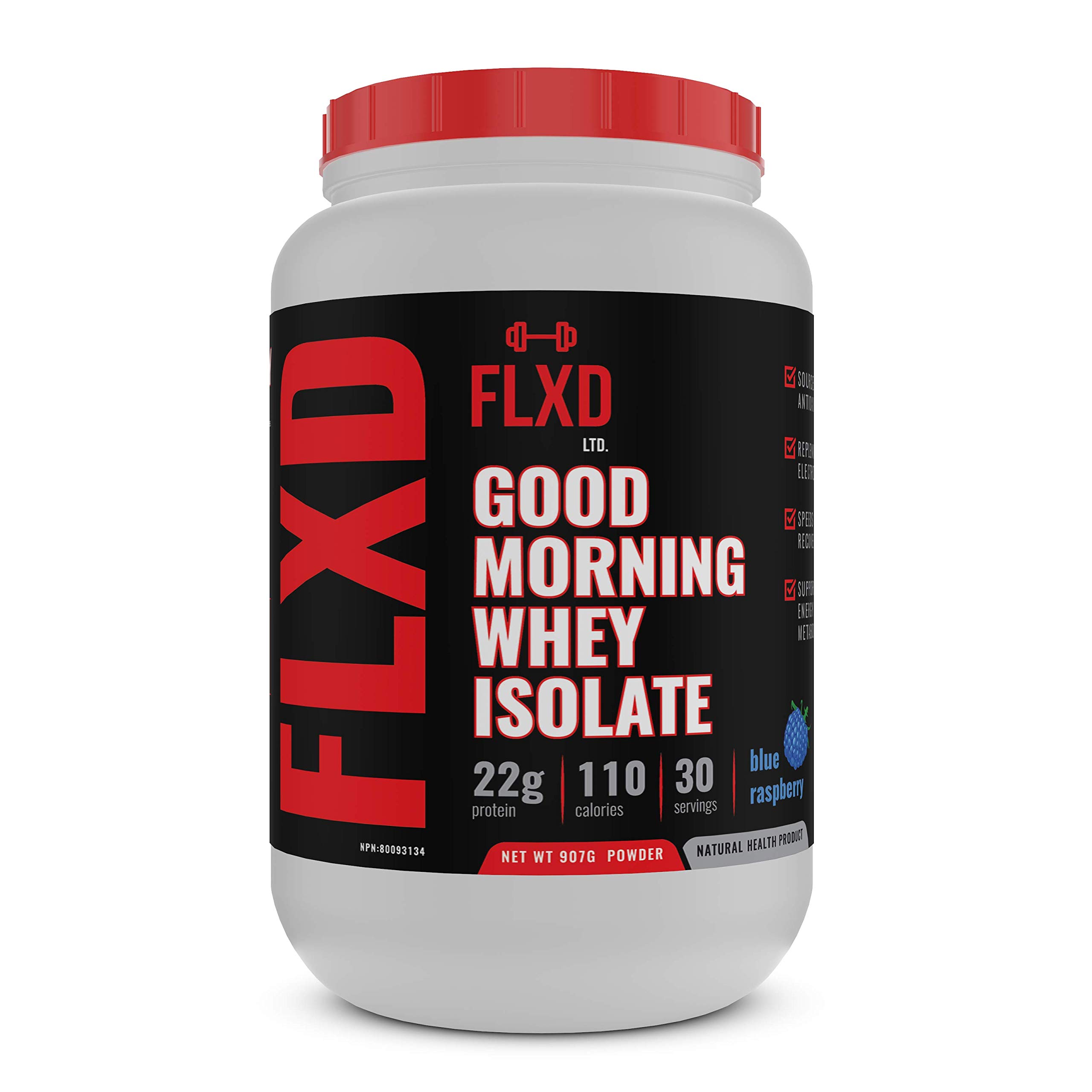 Buy FLXD Good Morning Whey Isolate - Alcohol Recovery Protein Powder ...