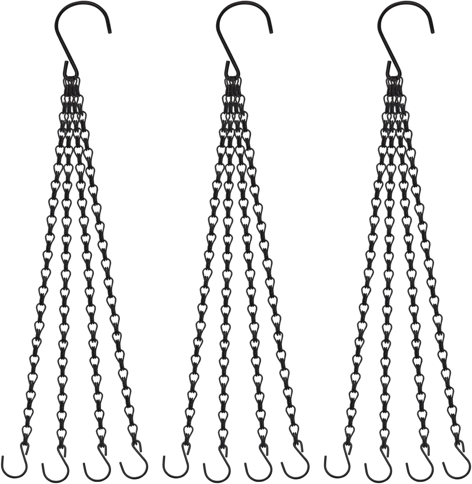 Amazon.com: EMPHY 4Pack - 24 Inch 4 Leads Hanging Chain with Hooks ...
