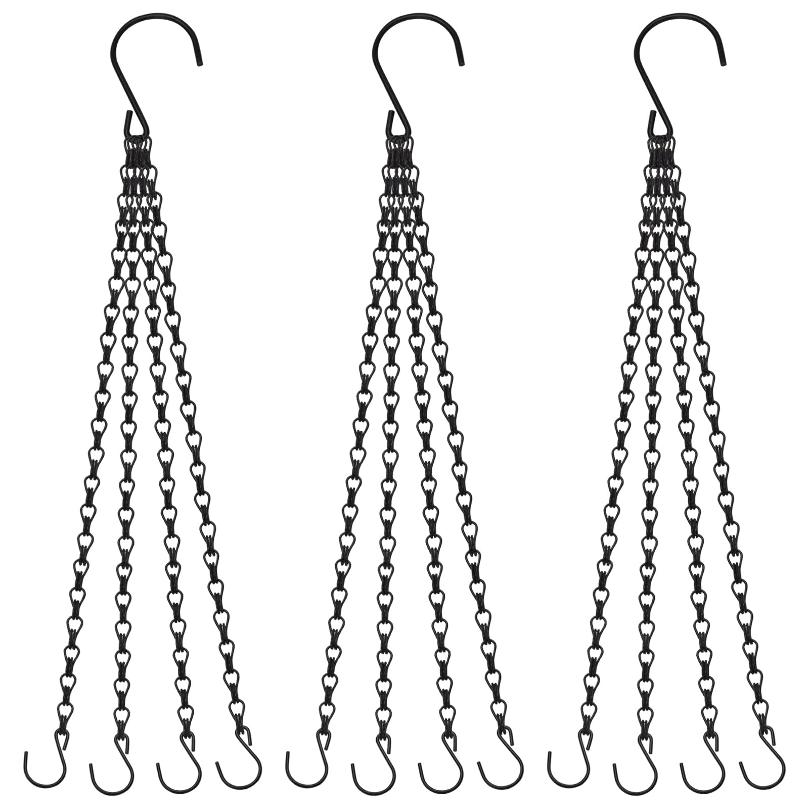 Amazon.com: 3 Pieces Hanging Baskets Chains 4 Leads Hanging Chains 23 ...