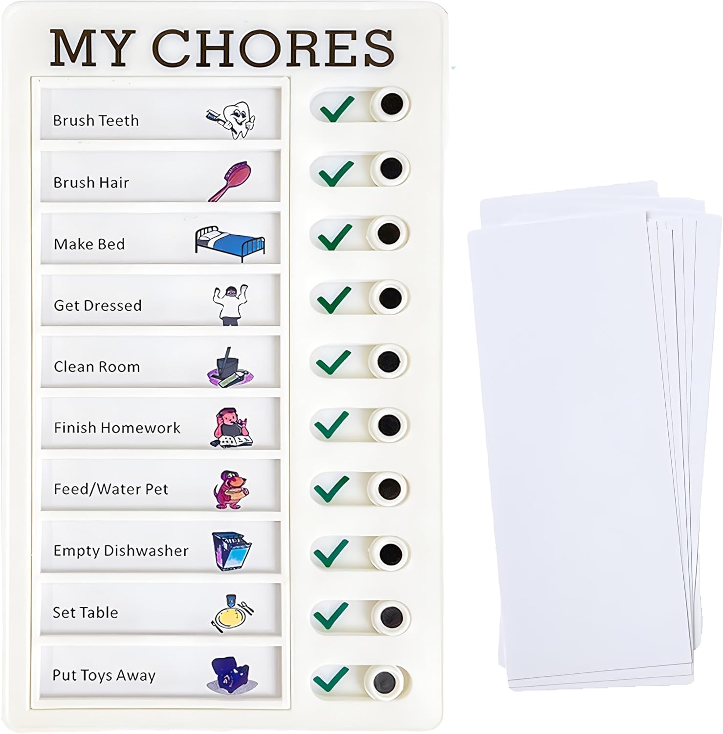 Amazon.com : YOWPEY 1Pcs Chore Char Checklist Board ADHD Tools Chore ...
