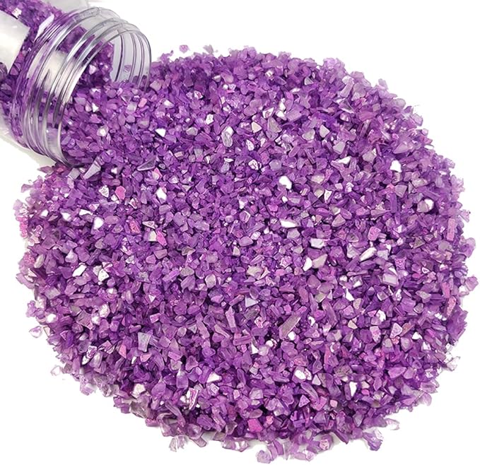 Amazon.com: HappyFiller 1.3 LB Decorative Crushed Sand Broken Mirror ...